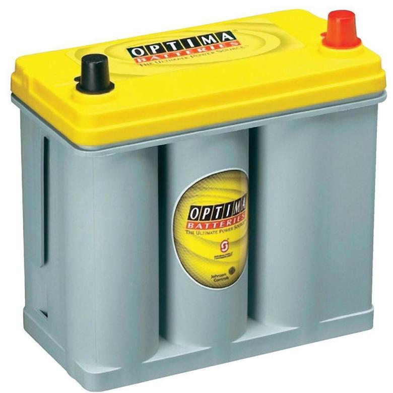 Optima batteri 12V 38Ah Yellow Top 2,7L (8073-176) LxBxH:237x129x227mm ...