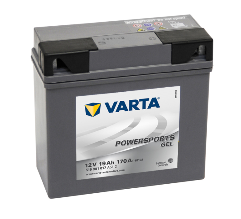MC-Batteri 19 Ah YS12-19 5909010 Varta GEL lxbxh=186x82x173mm ...