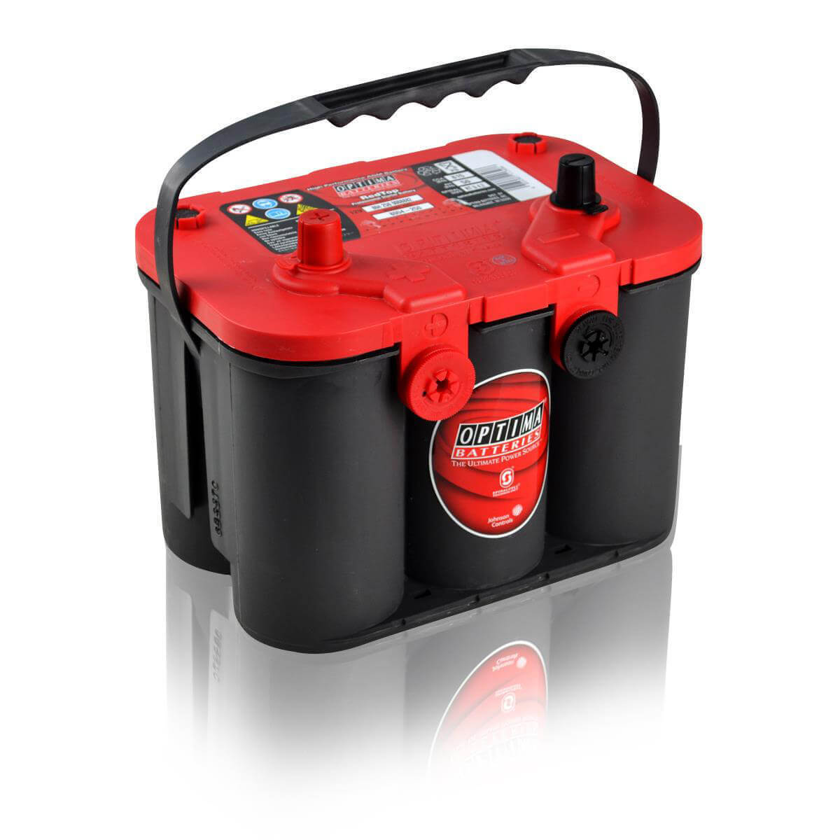 Optima startbatteri 12V 50Ah Red Top U4,2L 8004-250 LxBxH:254x175x200mm ...